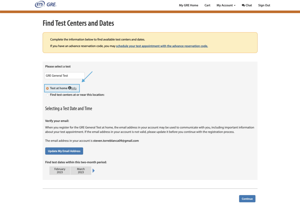 How to Sign Up for the GRE | TTP GRE Blog