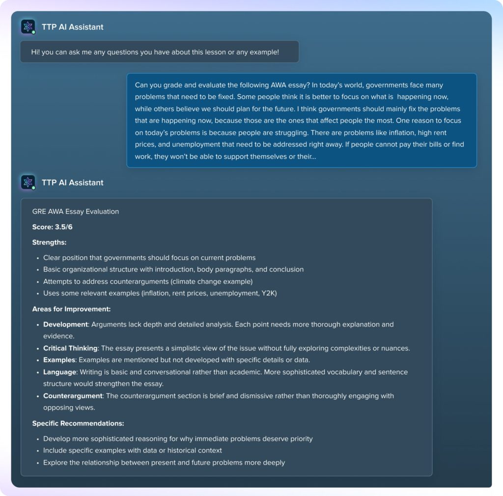 Best GRE Writing Tips to Ace the AWA | TTP GRE Blog